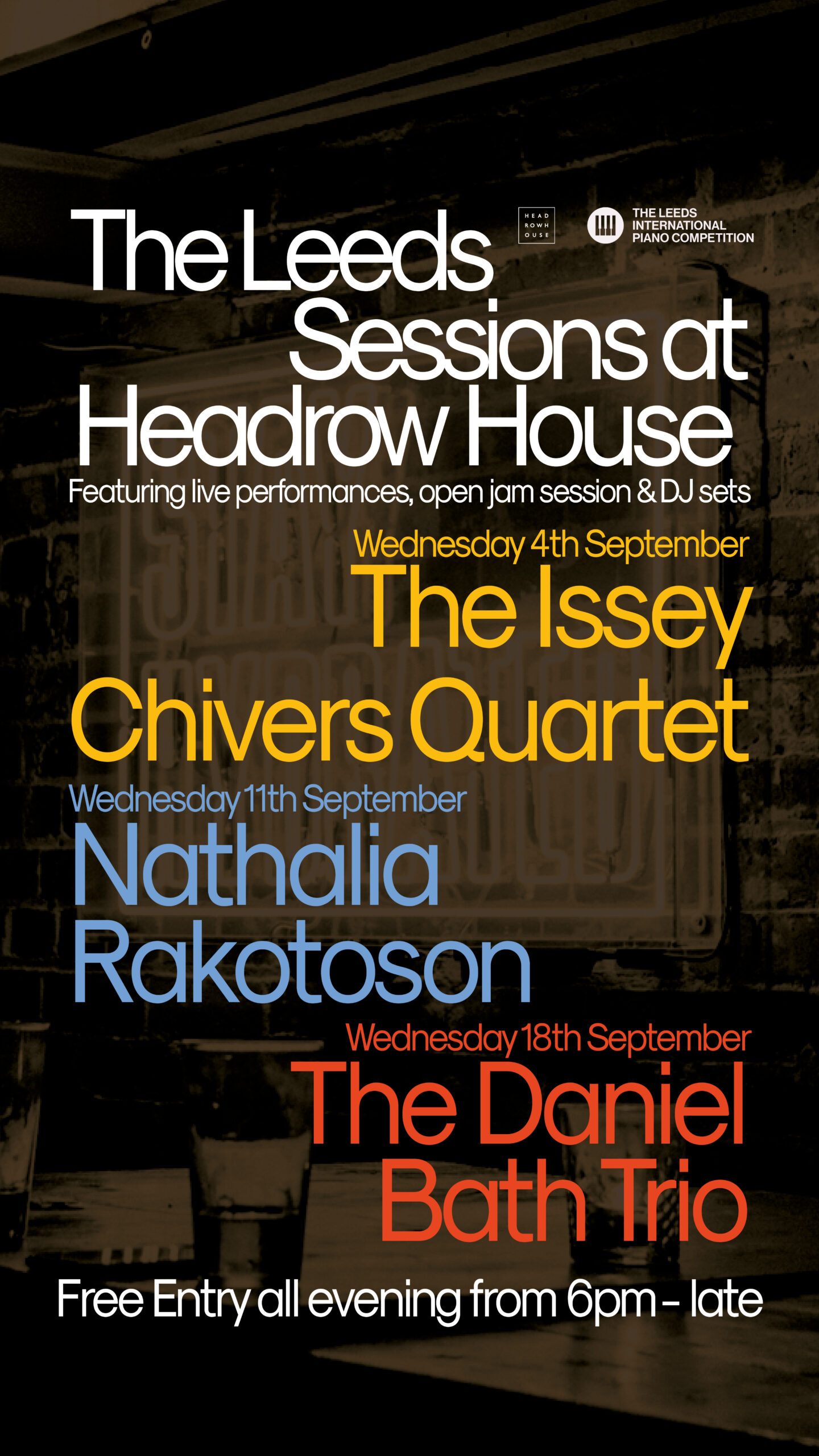 'The Leeds' Jazz Sessions at Headrow House — Free - The Leeds ...